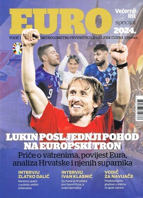 EURO 2024 VECERNJI LIST #SPECIAL - CROATIAN FOOTBALL MAGAZINE cover ...