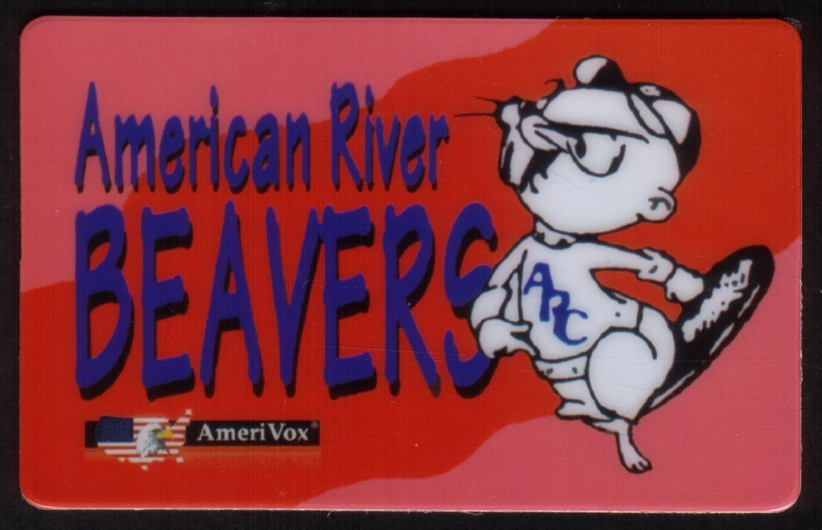 American River College Beavers (California) Logo / Mascot PROOF Phone ...