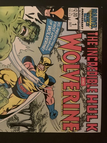 Incredible Hulk and Wolverine #1 (Marvel 1986) Reprints 180 & 181 | eBay