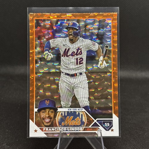 2023 Topps Francisco Lindor #450 Orange Foil /299 - New York Mets ...