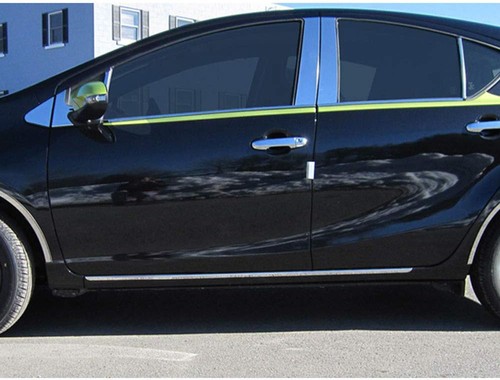 2pc. Luxury FX Stainless Steel Rocker Panel Trim for 2012-2017 Toyota ...