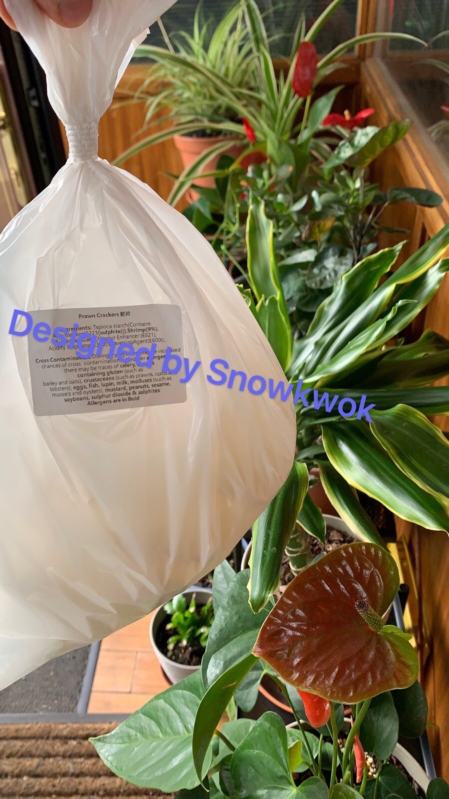 Prawn Cracker Ingredients Labels | Allergens Food Catering Stickers6000 ...