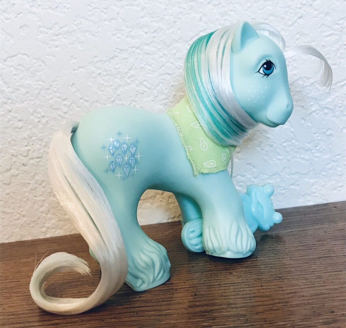 Vintage G1 My Little Pony ICE CRYSTAL MOUNTAIN BOY, BRUSH, Big Brother ...