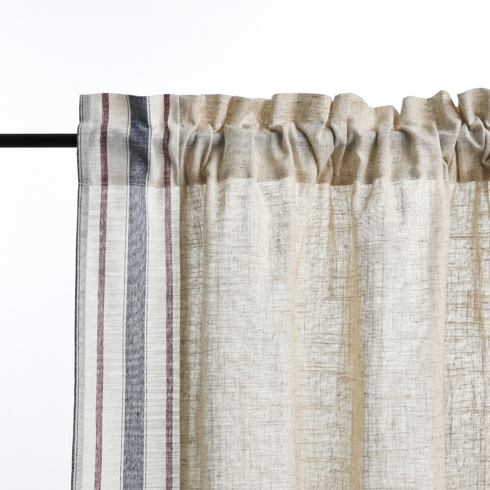 2X Short Curtains Cafe Kitchen Small Flax Net Curtain Valance Window ...