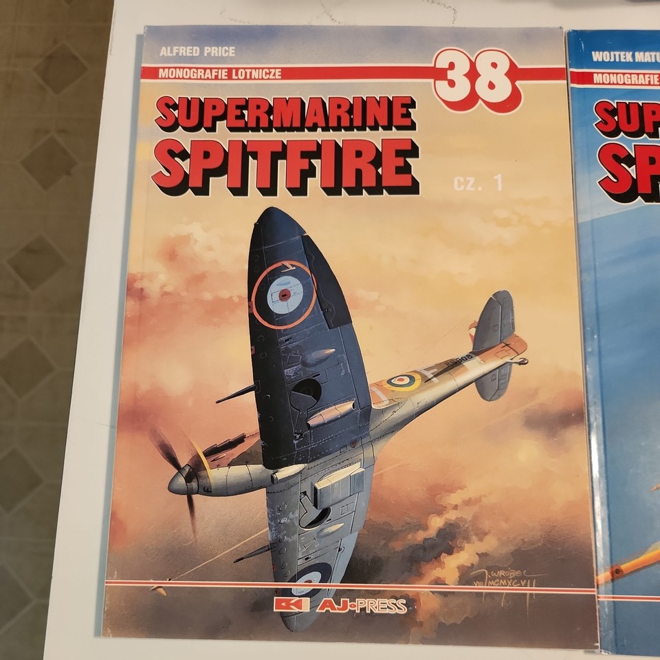 AJ Press Aircraft Supermarine Spitfire Cz.1, 2 and 3- - Czech Text | eBay
