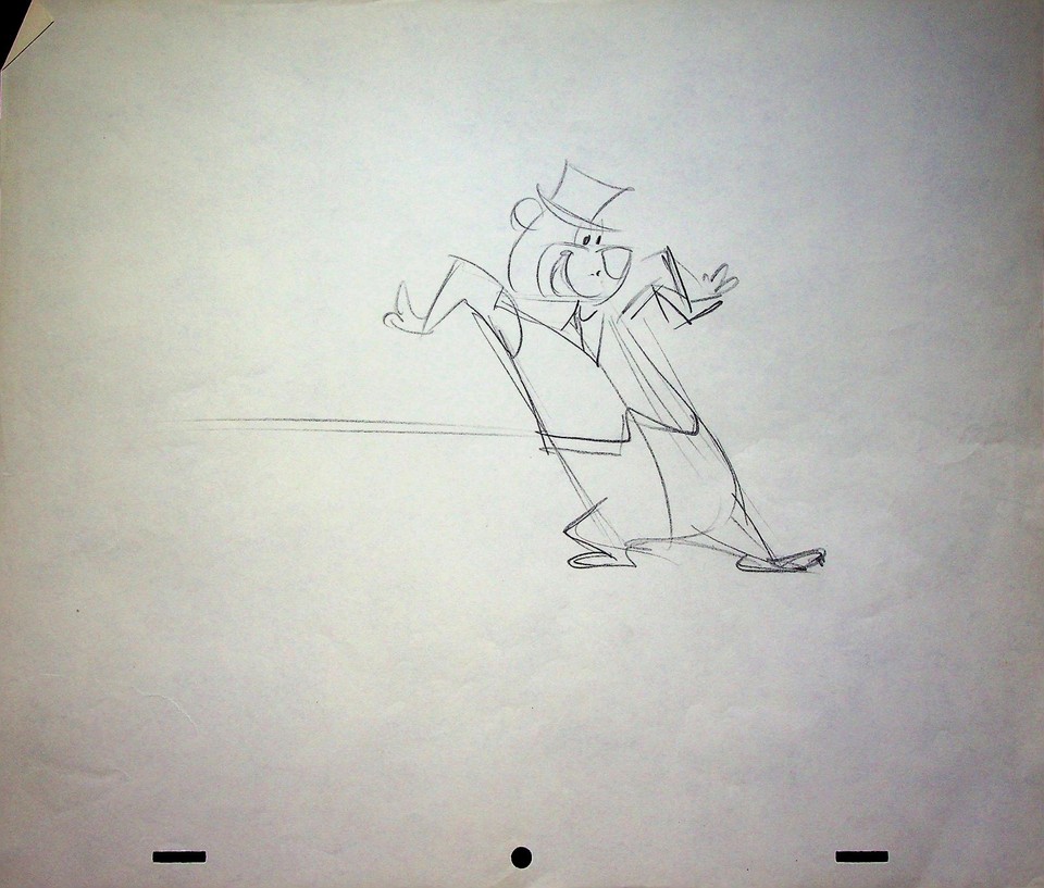 Dan Gordon 1950s Original Hand-Drawn Production Layout Pencil Hanna ...