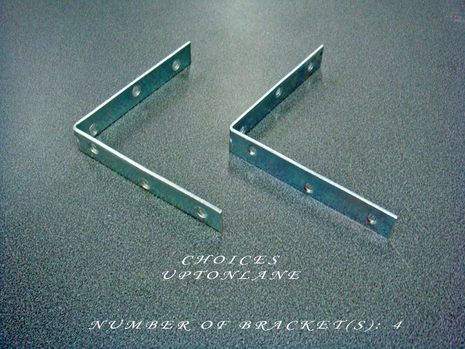 CORNER L SHAPE BRACE FIXING SELF SUPPORT ANGLE JOINT ZINC PLATED ...