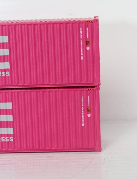 JTC N Scale 405083 ONE (FDCU) 40' High-Cube Container w/Magnetic System ...