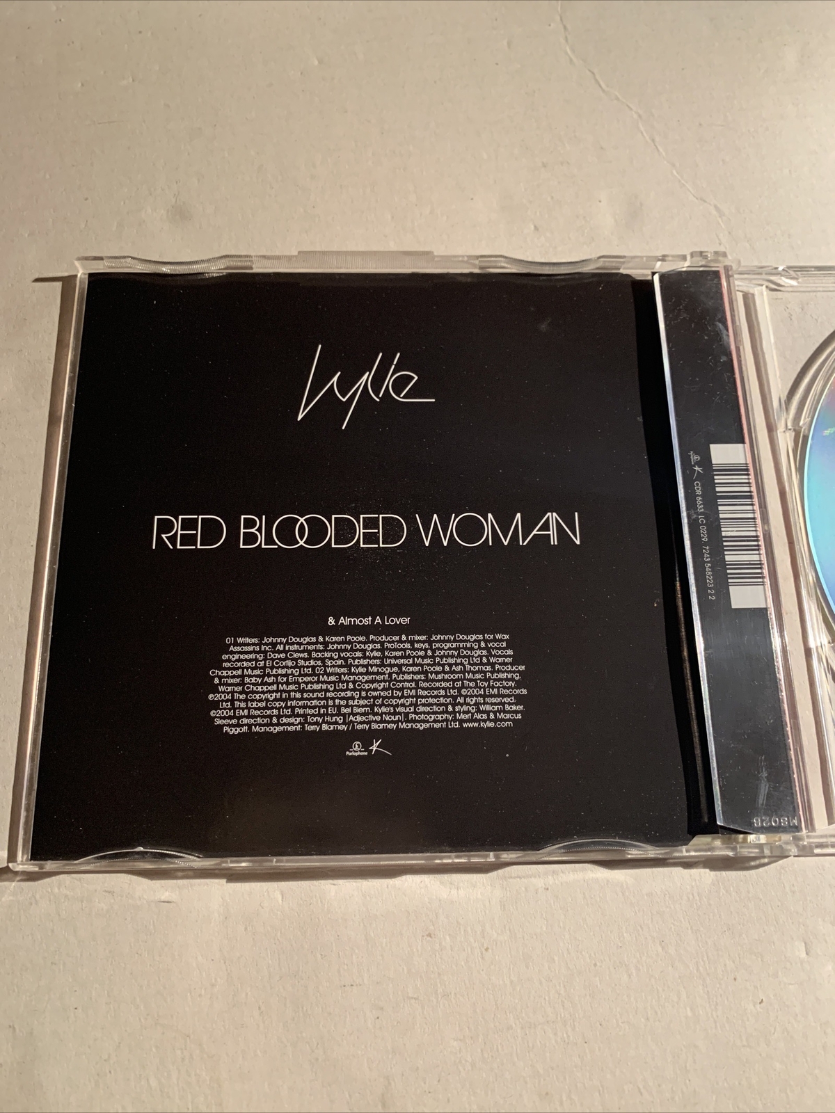 Red Blooded Woman Pt.1 (2 Tracks) by Kylie Minogue (CD, 2004) for sale ...