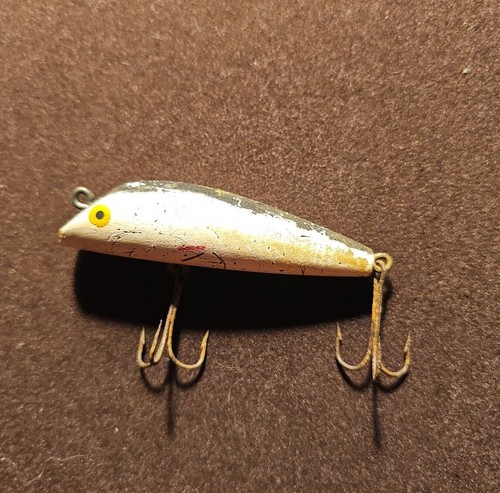 Boone Castana 1950s Wooden Lure Vintage Blue &White | eBay