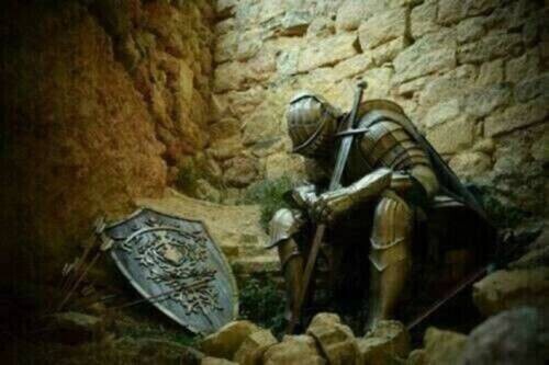 Medieval Larp Armor Dark Souls Inspired Helmet Alva Knight only helmet ...