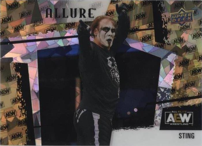 2022 Upper Deck Allure AEW - Horizontal Sting #120 Aew Logo /299 for ...