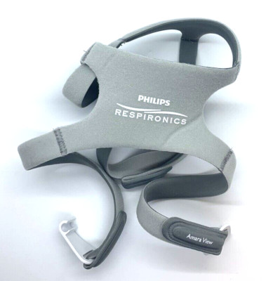New Respironics Amara View Headgear with Non-Magnetic Clips. Large ...