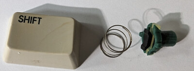 Commodore 128 (not D version) replacement 'SHIFT' keycap w/plunger and ...