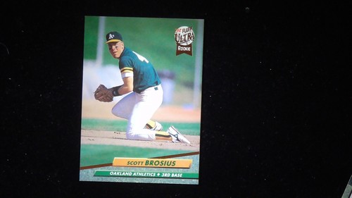 1992 Fleer Ultra - #420 Scott Brosius (Rookie) | eBay