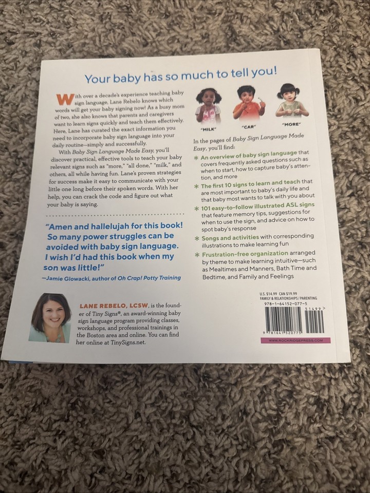 Baby Sign Language Made Easy : 101 Signs to Start Communicating with ...