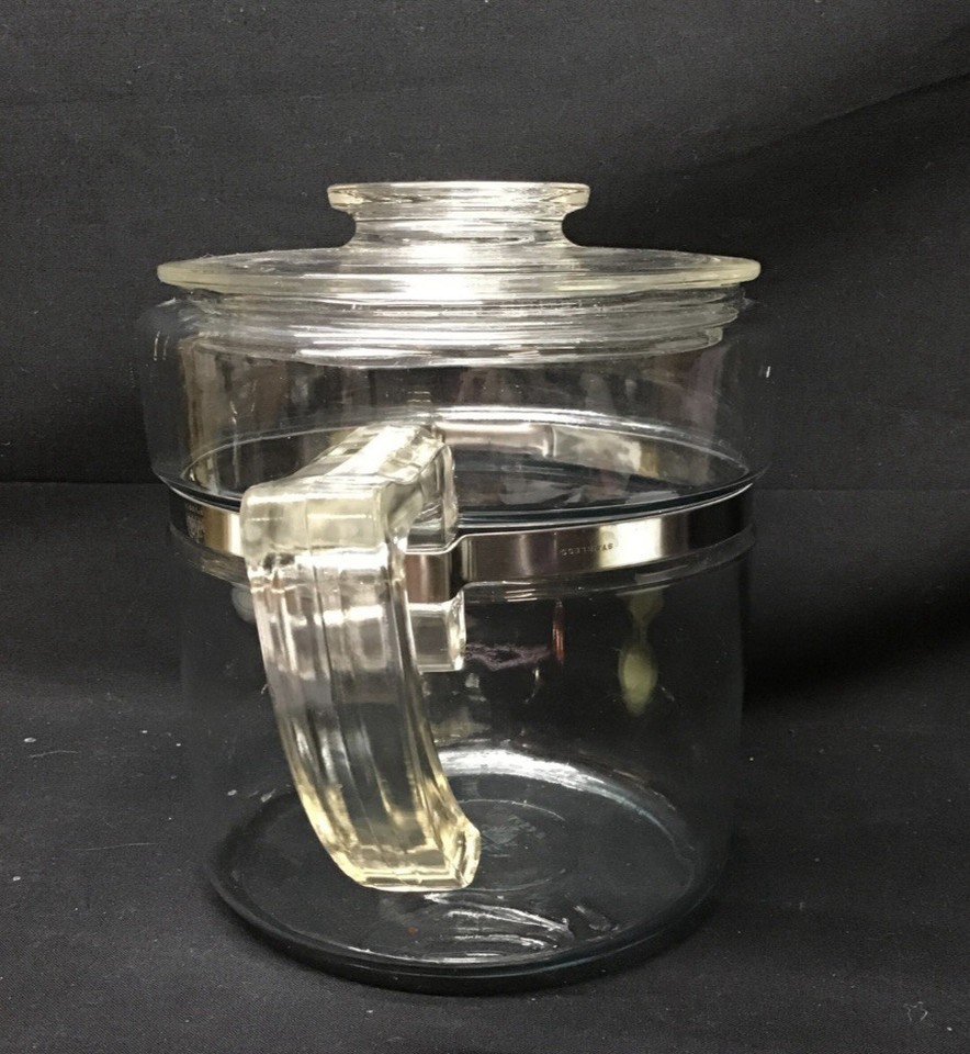 7756-B PYREX 6 Cup Glass Coffee Pot Stovetop Percolator with 77-H A-20 ...