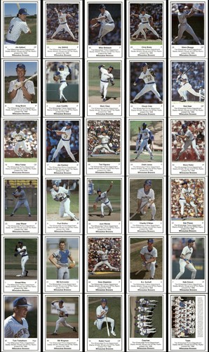 Milwaukee Brewers 1988 Milwaukee Police Department 31 Card Lot Yount ...