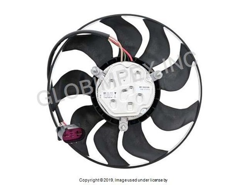 PORSCHE (2012-2016) Auxiliary Fan LEFT or RIGHT (1 PC) GENUINE + 1 YEAR ...