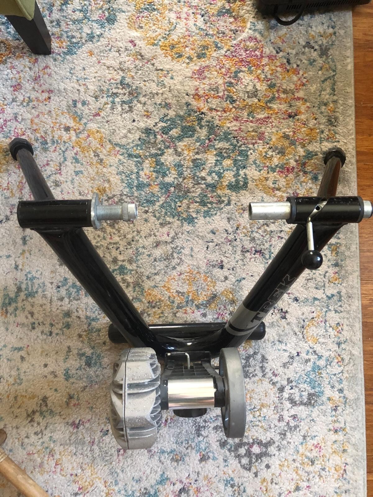 CycleOps Fluid Bike Trainer w/Ops Front Wheel Stand Block Riser | eBay