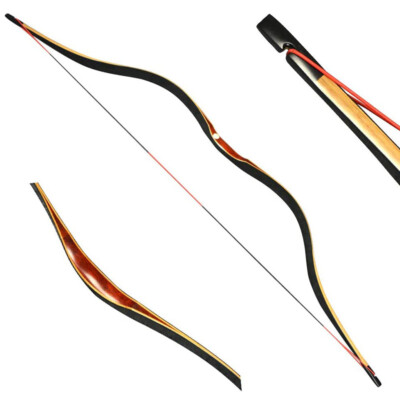 Traditioneller Bogen Recurvebogen 55 Zoll Holz Langbogen 20-50lbs ...