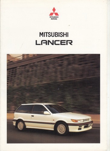 1991 MITSUBISHI CB LANCER 3 & 5 Door Hatch Australian 4p Brochure COLT ...