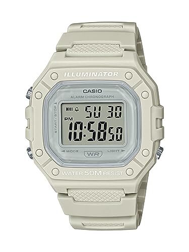 Casio Illuminator Alarm Chronograph Digital Sport Watch W218HC-8A2V ...