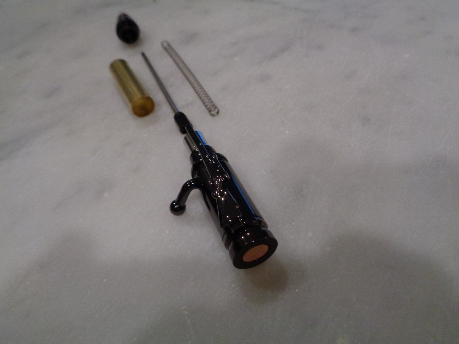 10 Pack, Gun Metal, Mini 30 Caliber Bolt Action Bullet Pen Kits, with ...