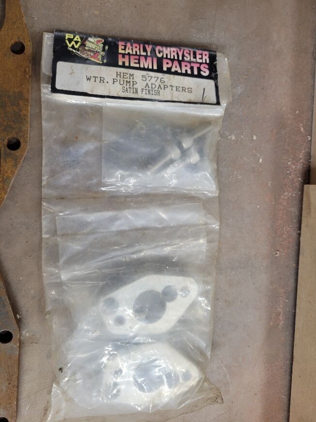 1955-1958 Mopar 331 354 392 Hemi Rocker asy, Distributer, plug tubes ...
