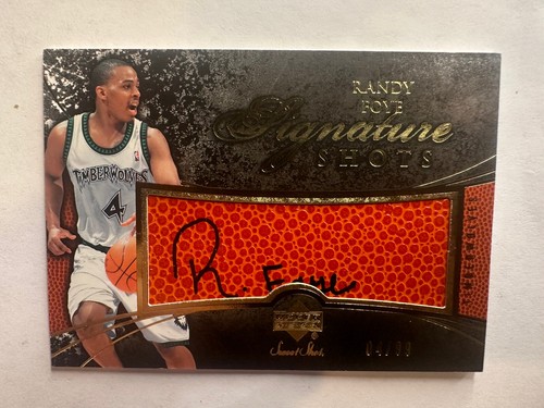 Randy Foye - 2007-08 Upper Deck Sweet Shot Signature Autograph Auto /99 ...