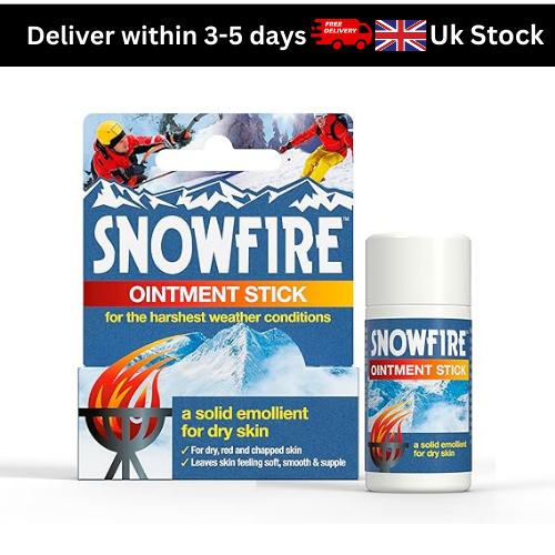 Snowfire Ointment Stick, Natural, Vegan, Cruelty Free, for Dry Skin ...