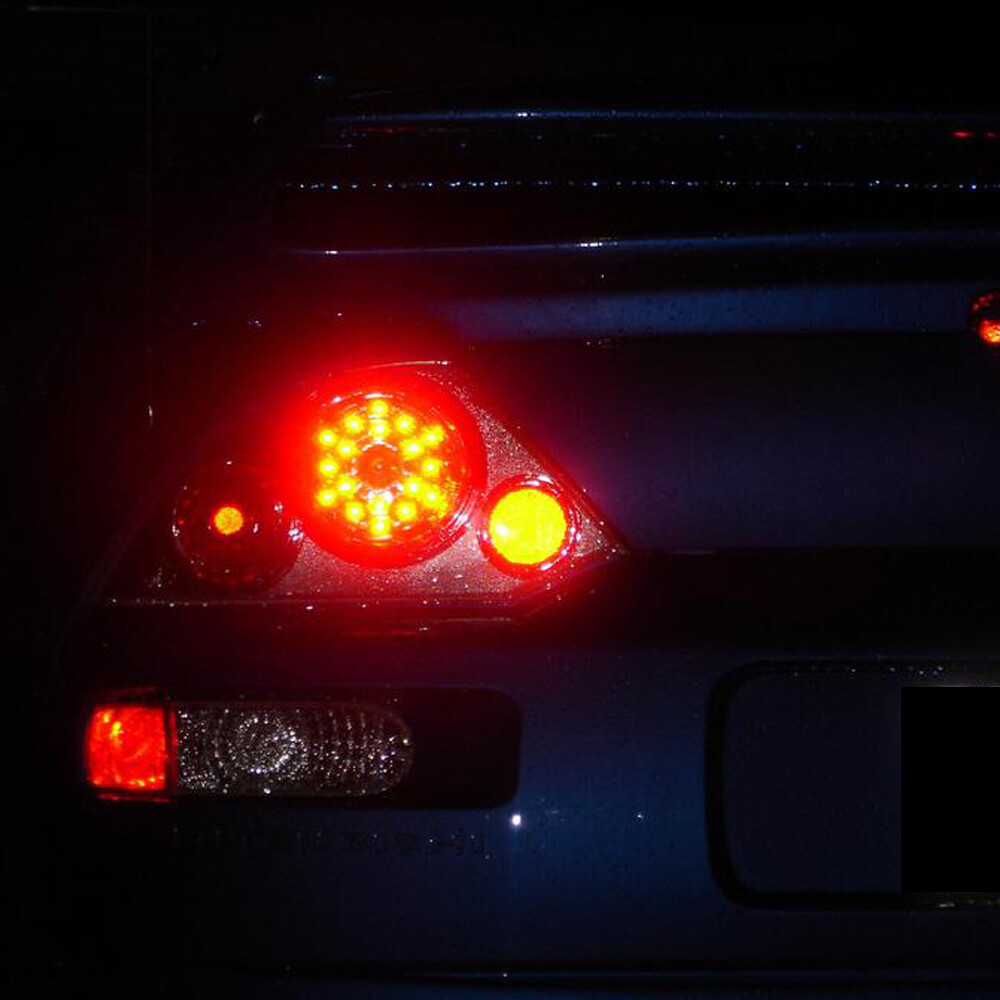 2pcs 1157 2357 5-times Flashing Strobe Rear Red Alert Safety Brake ...