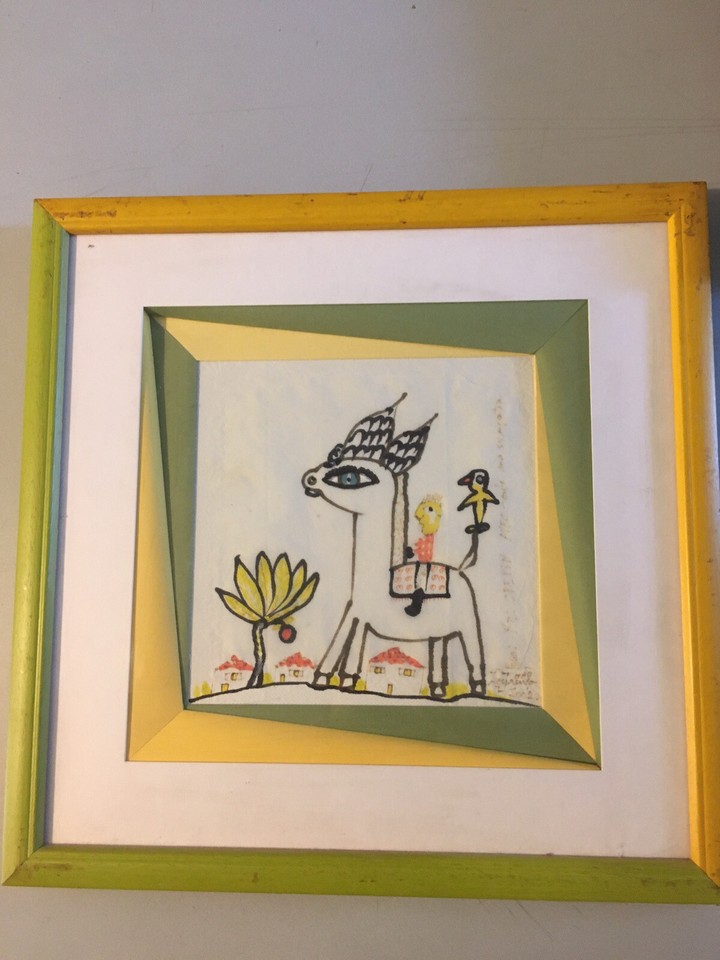 Beautiful Drawing On Handkerchief Faery Art Raw Outsider 2002 Joâo ...