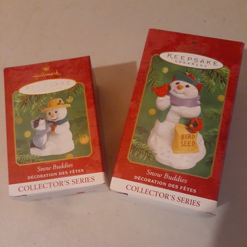 Hallmark Snow Buddies Series Ornaments #3-4 2000, 2001 | eBay
