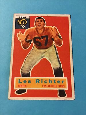 1956 Topps #30 LES RICHTER, VG-EX | eBay