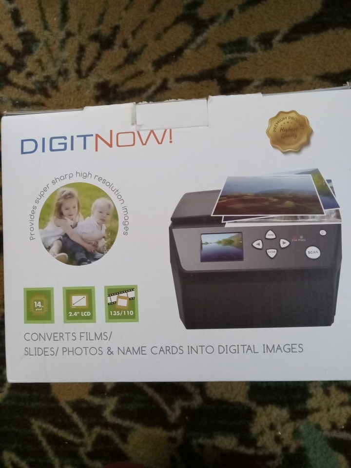 DIGITNOW Photo Scanner Film &Slide Multi-Function Scanner Converts film ...