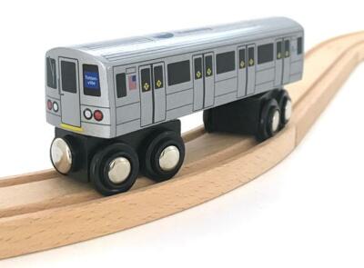 Munipals MP01-11SI Wooden Subway Train MTA NYC Staten Island Railway ...