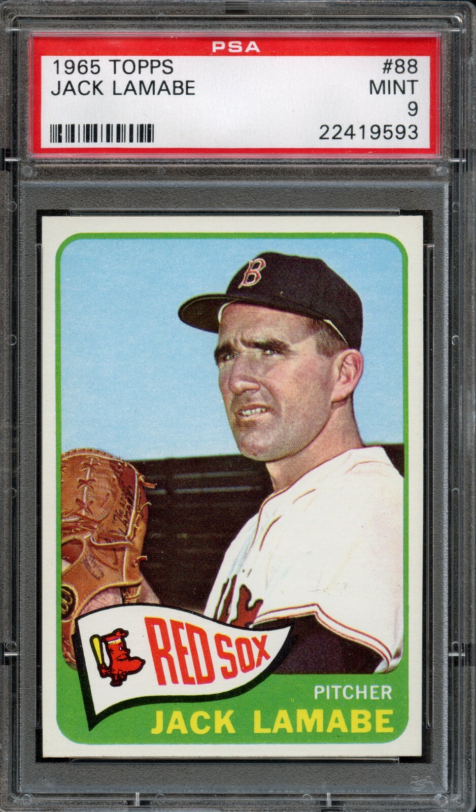 BB - 1965 Topps - #88 - Jack Lamabe - PSA 9 - MINT | eBay