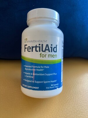Fairhaven FHH-00005 Health FertilAid Supplements for Men - 90 Capsules ...