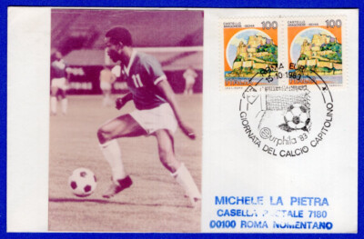 SOCCER, ITALY, COVER, "SOCCER DAY" CANCEL | eBay