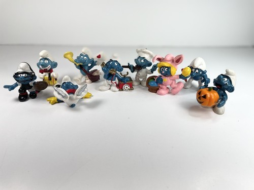 smurfs figures vintage 1980’s Bundle Of 9 | eBay