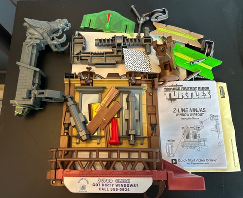 TMNT Playmates Action Figure Z-Line Ninjas - Window Wipeout Ninja ...