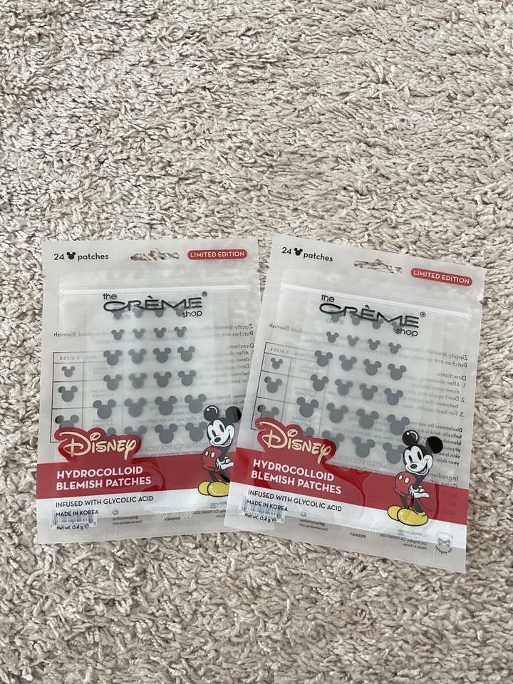 The Creme Shop Mickey Mouse Hydrocolloid Acne Patches Infused with ...