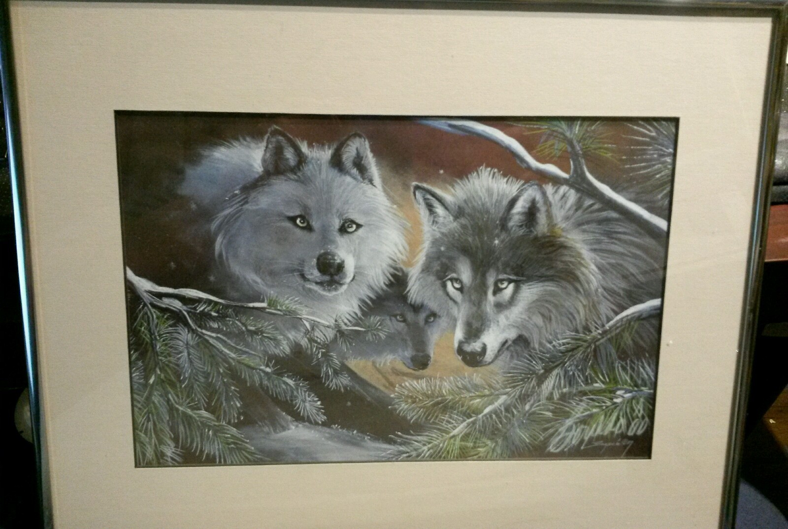 Carole Bourdo "Eyes of the Forest" Wolf/Wolves Print - Signed | eBay