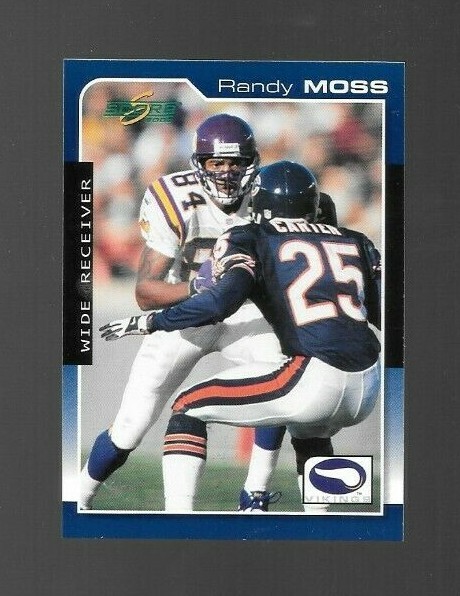 2000 Score Football Randy Moss Card #109 Hall of Fame! Minnesota ...