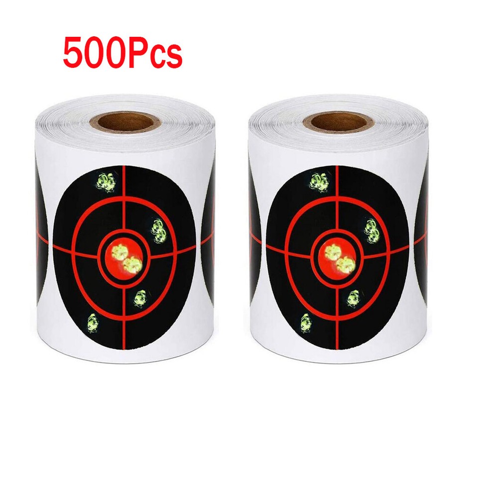 Splatter Target Stickers 3inch Self-Adhesive Reactive Targets Paper for ...