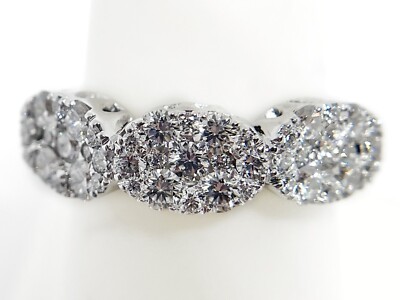 18K Diamond Cluster Ring﻿ | eBay
