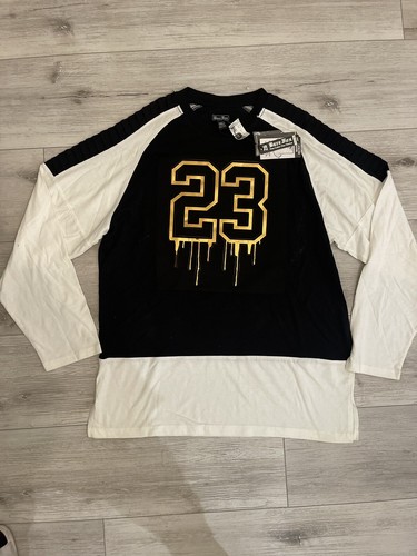 Barre Fox Long Sleeve White Black Number 23 Shirt Size 4XL | eBay