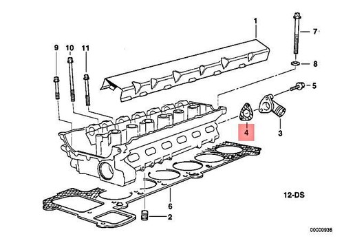 Genuine BMW Z3 M E34 E36 E38 E39 320i 323i 2.4 323ti 325i Gasket ...