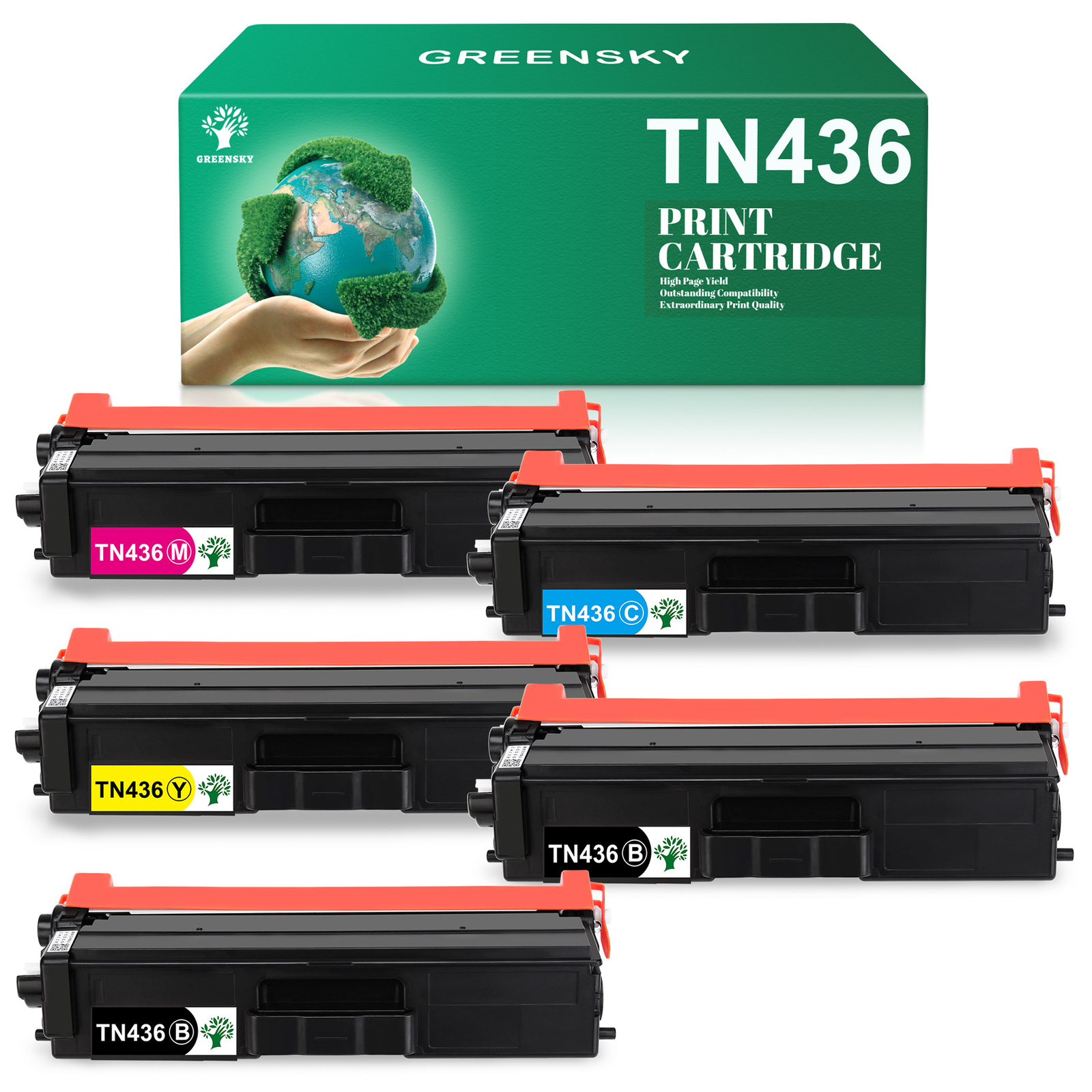 TN436 Toner Cartridge for Brother TN433 HL-L8360CDWT MFC-L8900CDW High ...